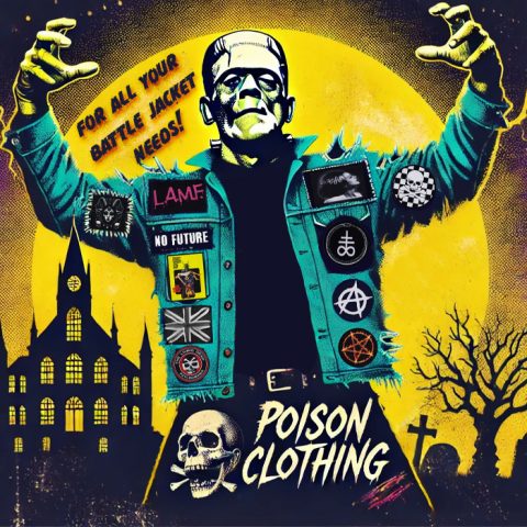 Poison Clothing | Punk & Goth Apparel, Stickers & Patches