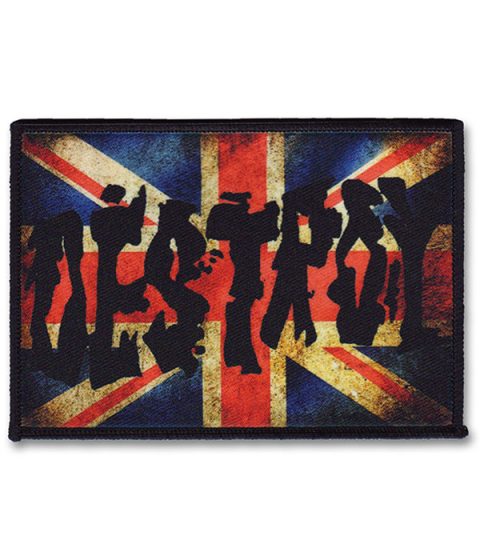 Destroy Union Jack Patch | Punk Sew-on Patches UK