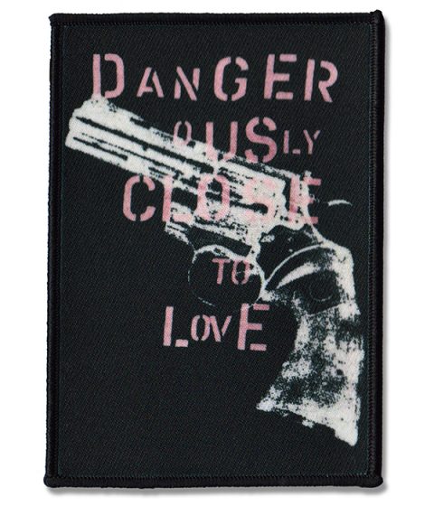 Dangerously Close to Love Punk Patch | Sew-On DIY Jacket Patch
