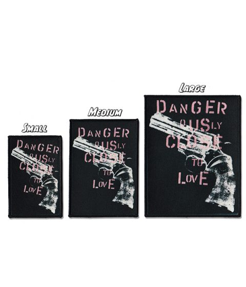 Dangerously Close to Love Punk Patch | Sew-On DIY Jacket Patch